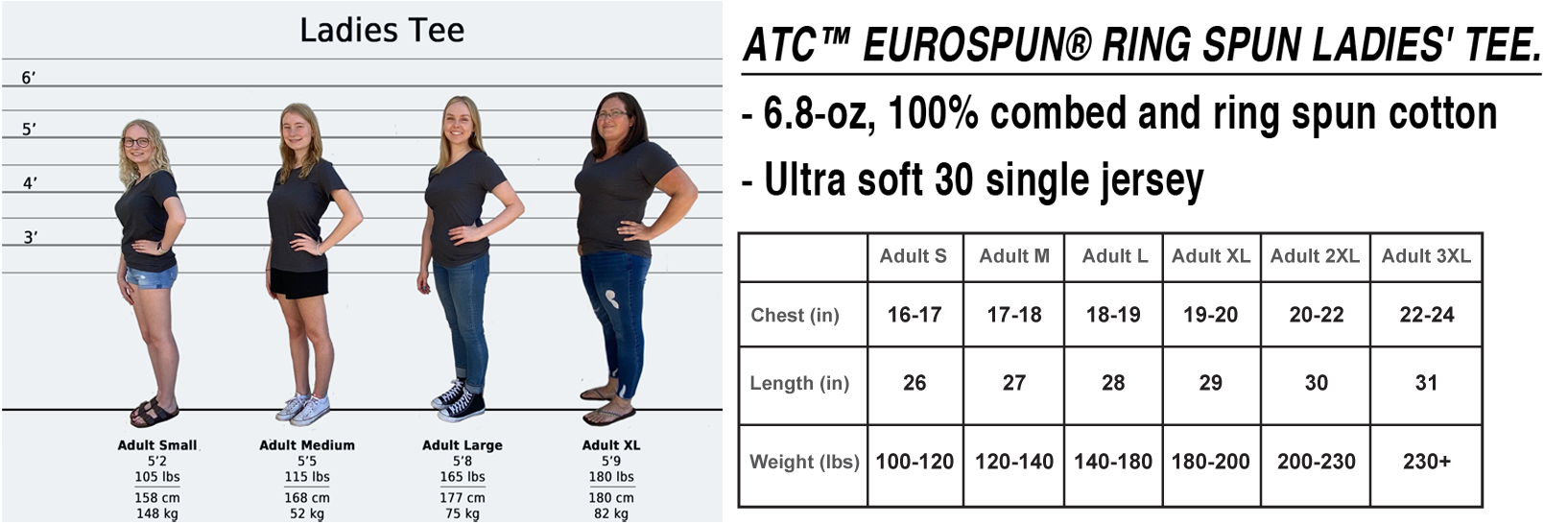 Garment Sizing | Schooltee